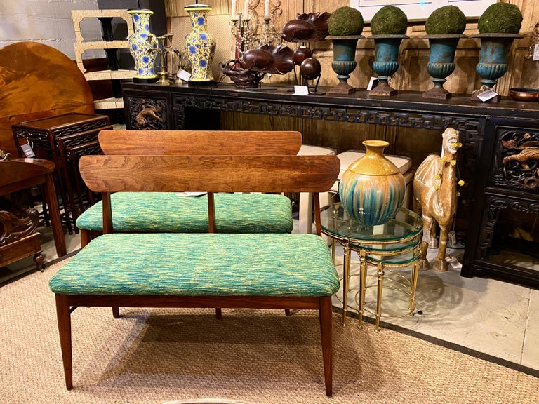 Pair Mid-Century Modern Benches For Sale at 1stDibs