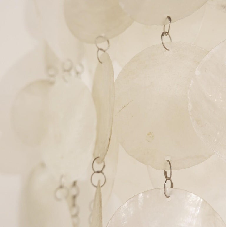 Pair Mid-Century Modern Seashell Wall Sconces For Sale at 1stDibs