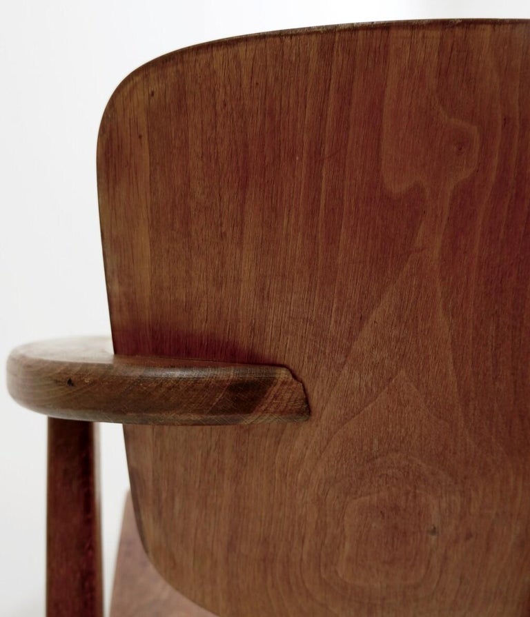 Pair Mid-Century Plywood Beech Chairs For Sale at 1stDibs