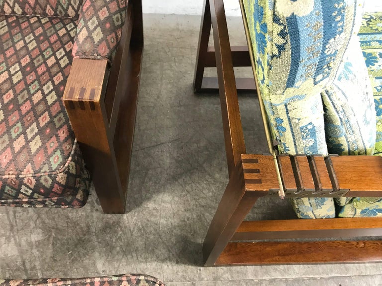 Pair of Modern Morris Lounge Chairs with Ottoman by Bernhardt Furniture ...
