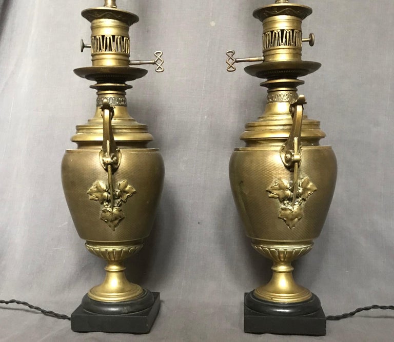 Pair of Napoleon III Lamps For Sale at 1stDibs