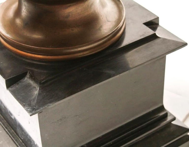 Pair Neoclassical Bronze Vases in Form of Greek Hydra Water Jars For ...