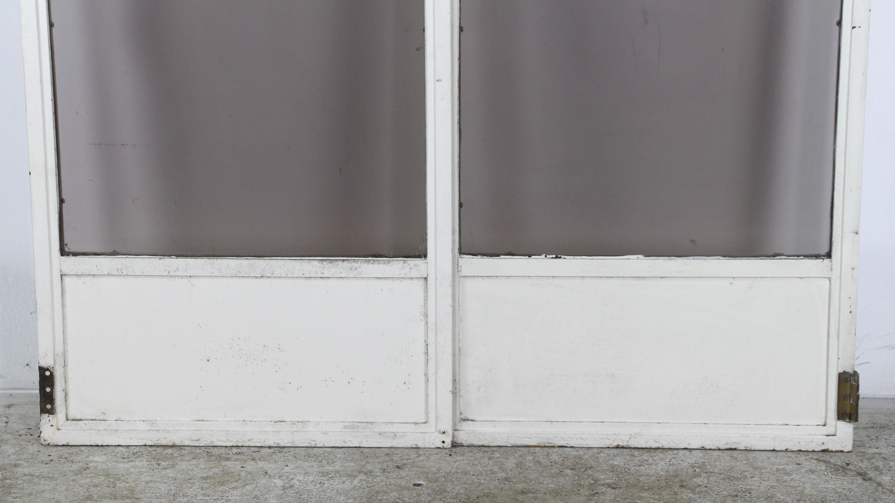 Pair NYC Waldorf Astoria Hotel Steel Casement Doors For Sale at 1stDibs