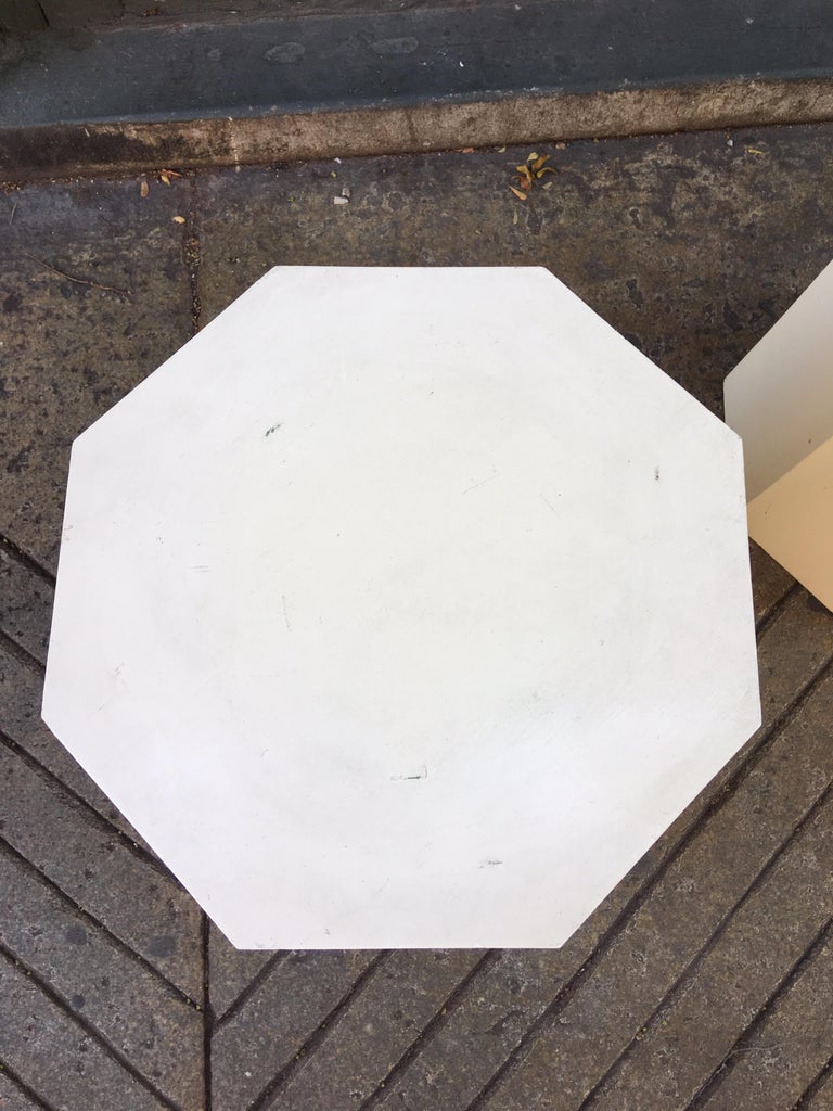 Pair of Octagonal Display Stands at 1stDibs