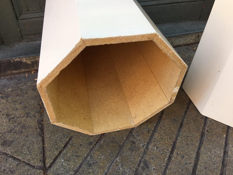 Pair of Octagonal Display Stands at 1stDibs