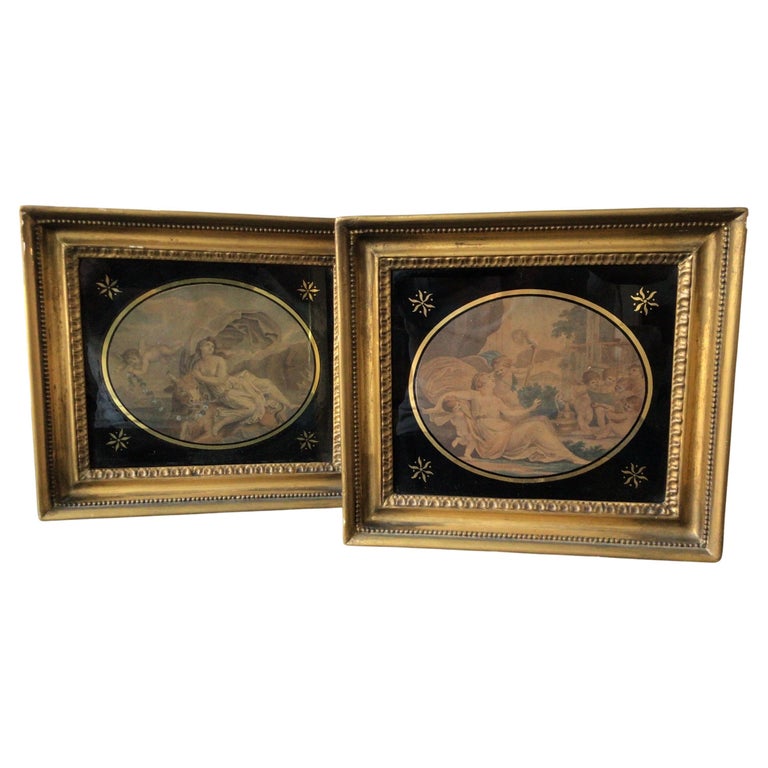 Pair of 1780s Bartolozzi Prints For Sale at 1stDibs