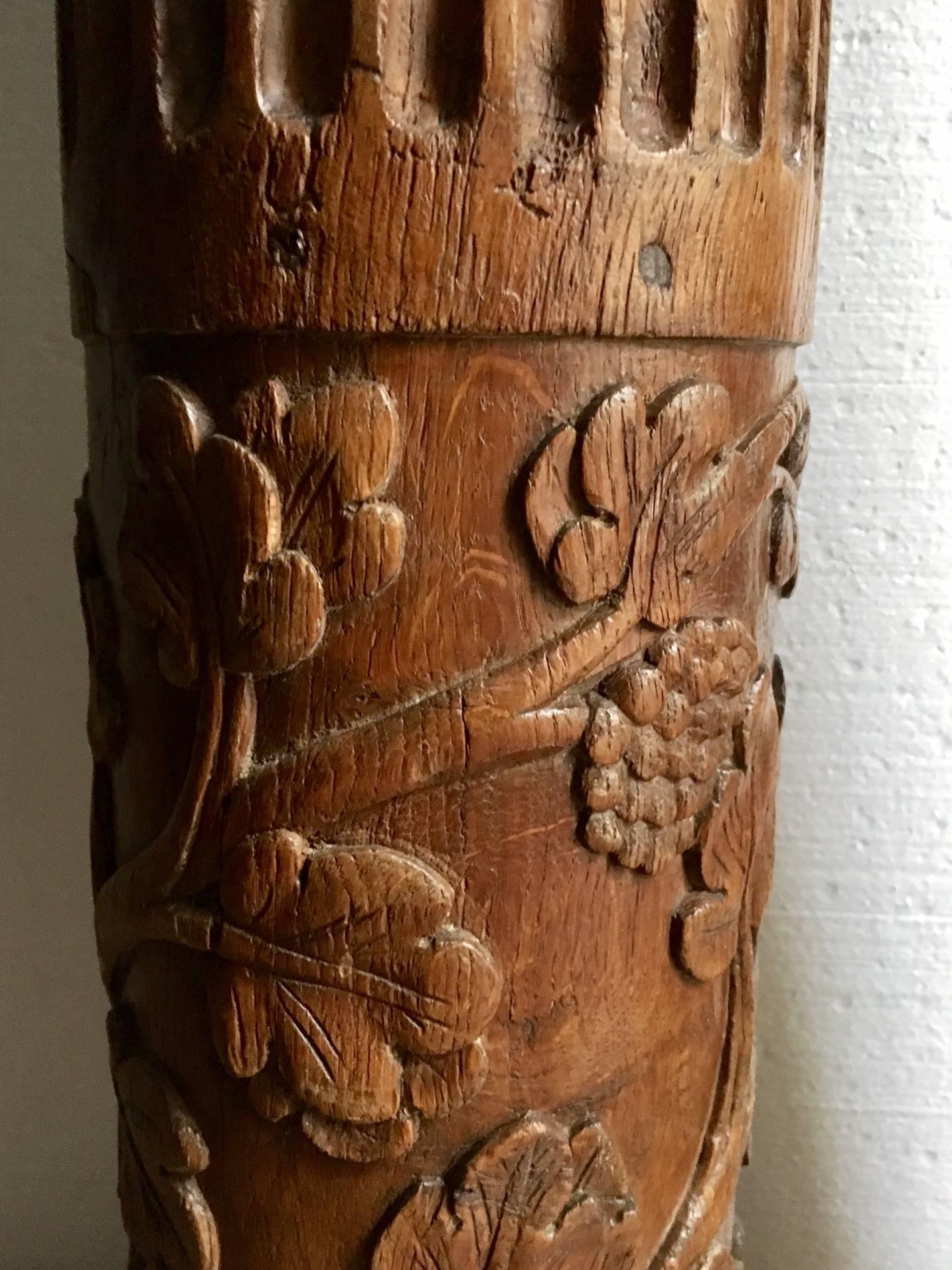 Pair of 17th Century Italian Columns at 1stDibs