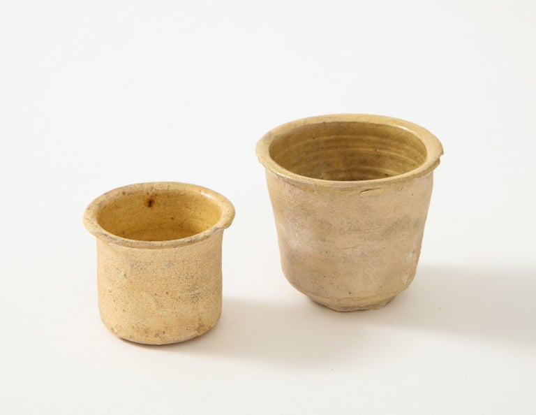 Pair of Small Very Thin Delicately Formed Ceramic Pots, Netherlands For ...