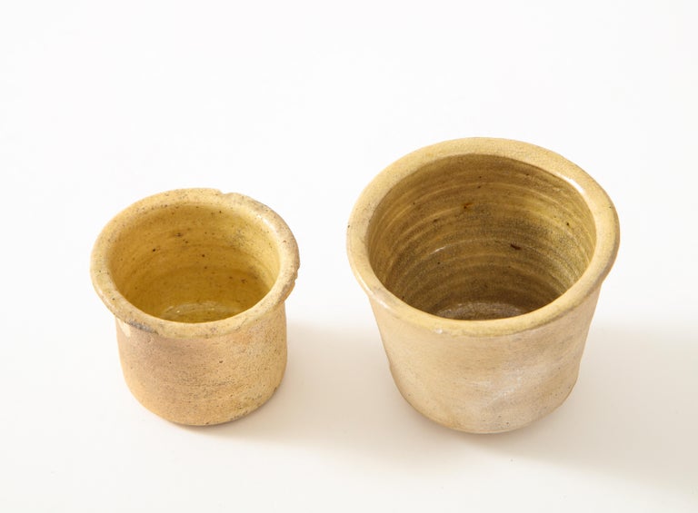 Pair of Small Very Thin Delicately Formed Ceramic Pots, Netherlands For ...