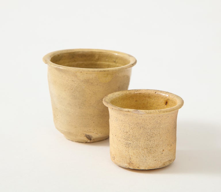 Pair of Small Very Thin Delicately Formed Ceramic Pots, Netherlands For ...