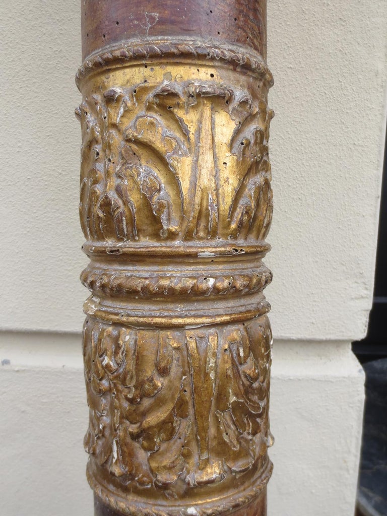 Pair of 18th-19th Century Italian Pilasters For Sale at 1stDibs