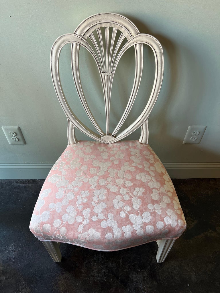 Pair of 18th Century American Mid-Atlantic Hepplewhite Arched Back Side ...