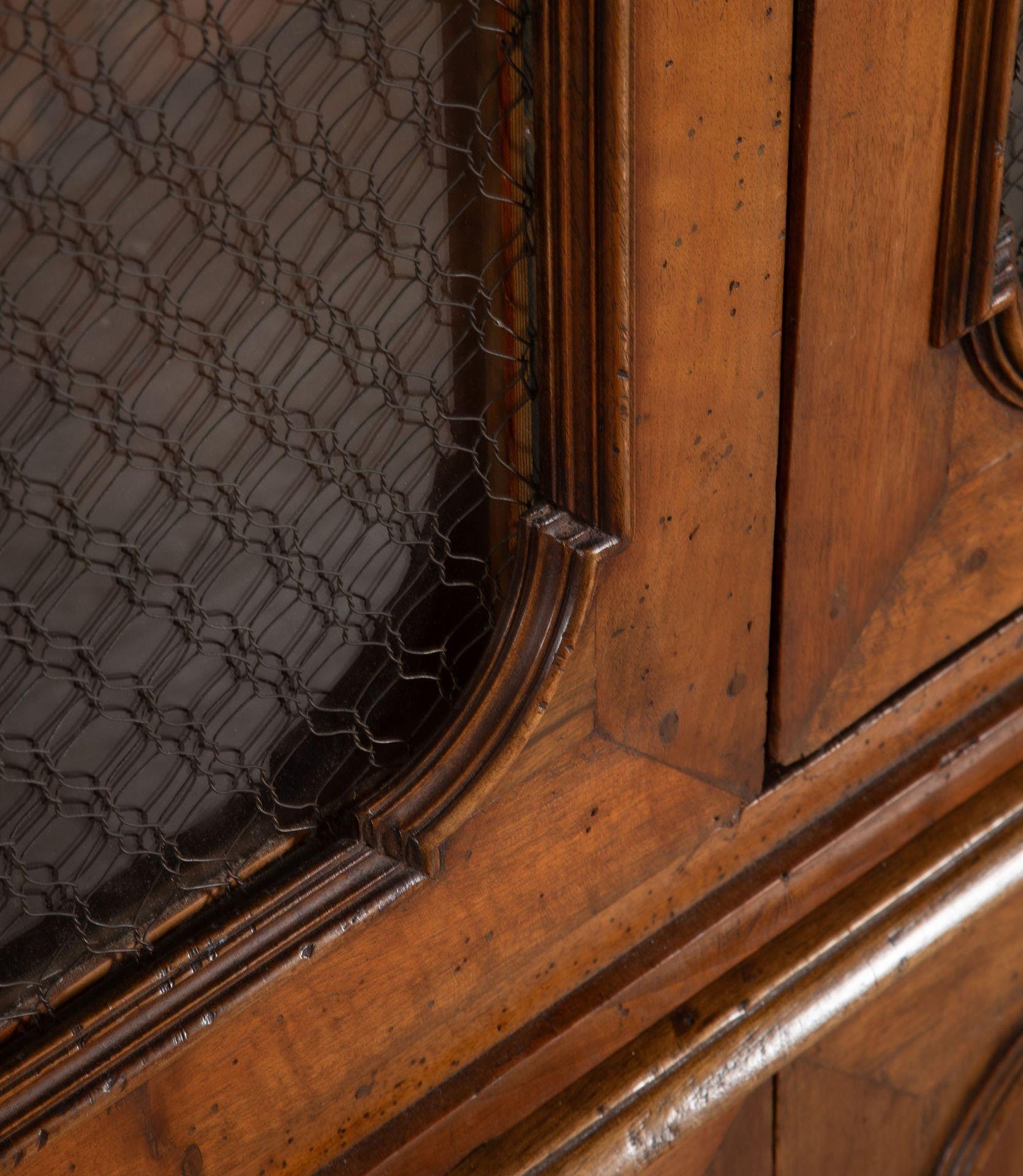 Pair of 18th Century Architectural Walnut Library Bookcases For Sale at ...