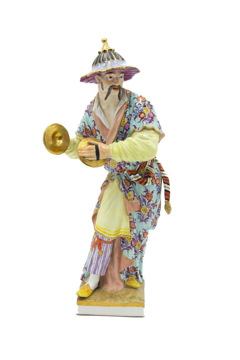 Pair of 18th Century Berlin Porcelain Handpainted Figures For Sale at ...