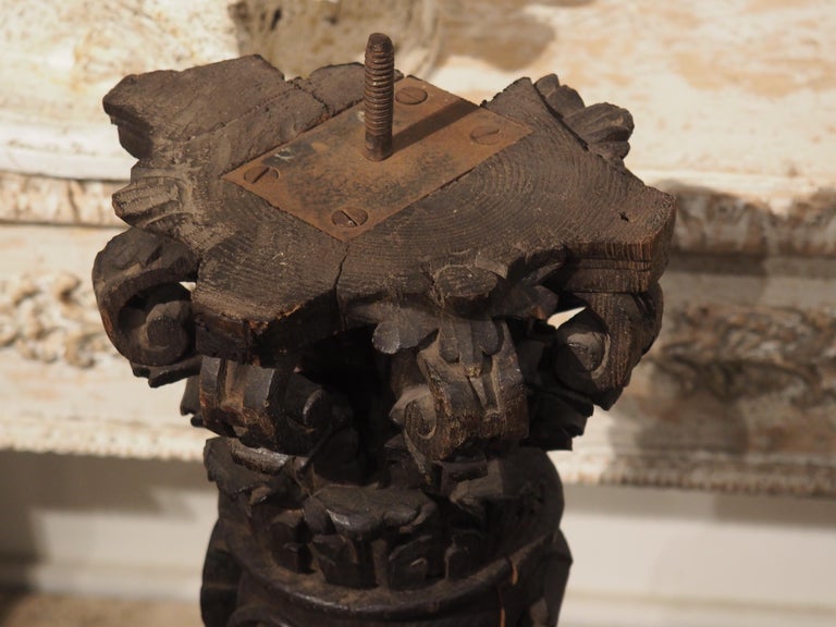 Pair of 18th Century Carved Chestnut Solomonic Columns from Portugal ...