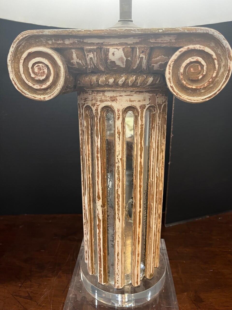 Pair of 18th Century French Fragment Lamps For Sale at 1stDibs