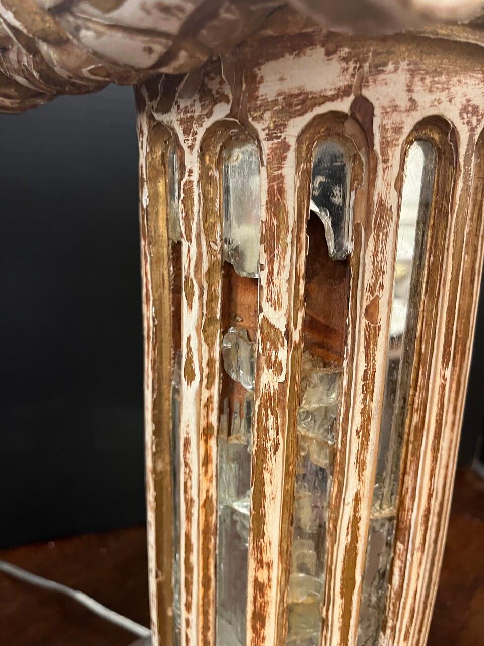 Pair of 18th Century French Fragment Lamps For Sale at 1stDibs