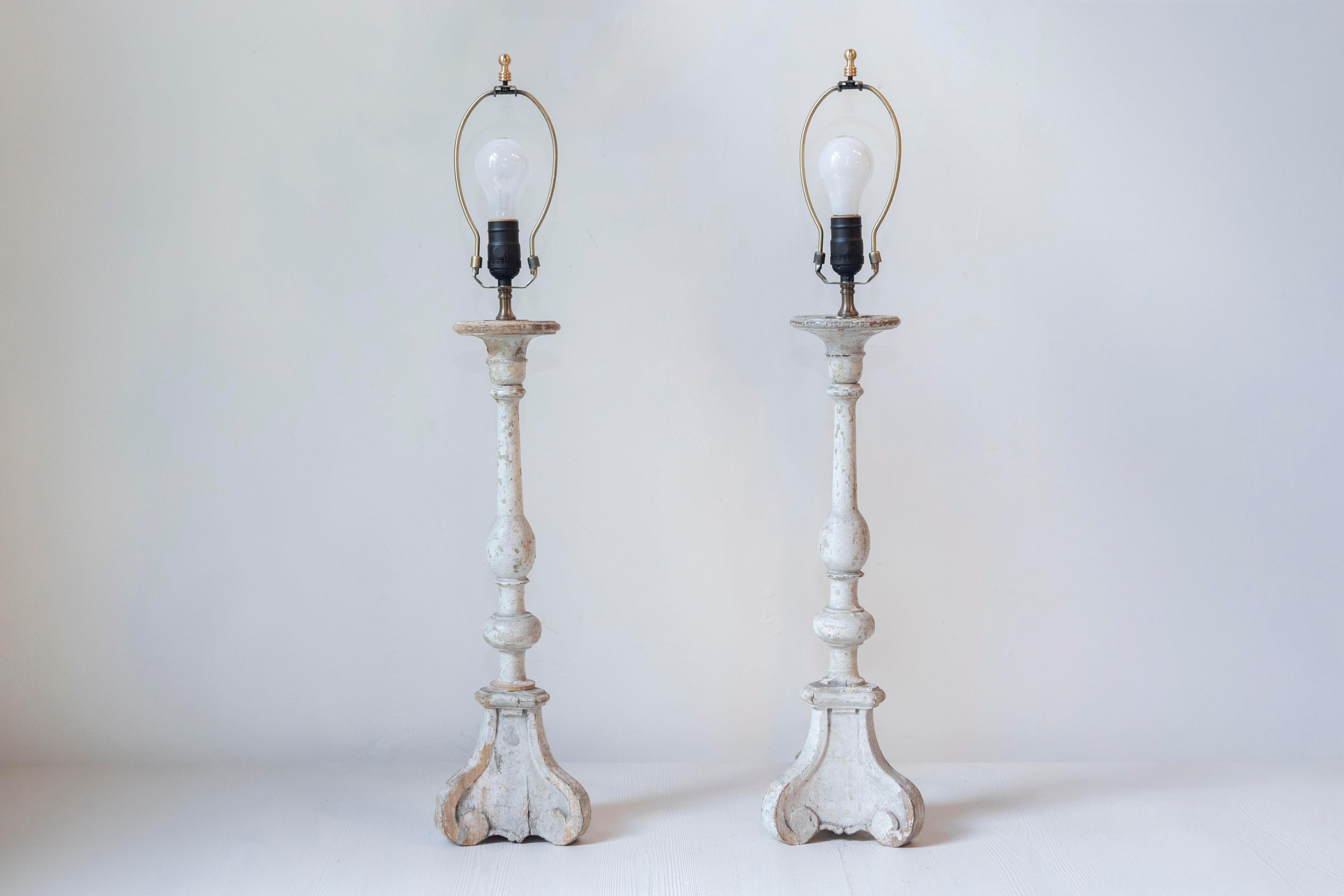 Pair of 18th Century French Lamps For Sale at 1stDibs