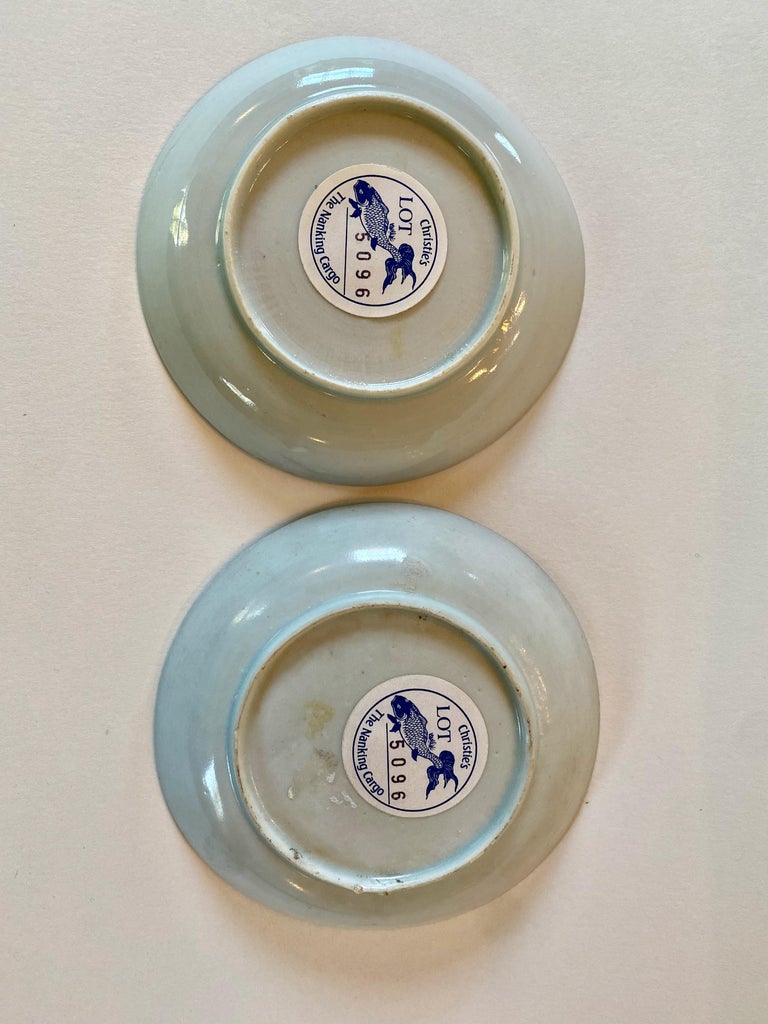 Two Sets of 18th Century Nanking Cargo Cups and Saucers For Sale at 1stDibs
