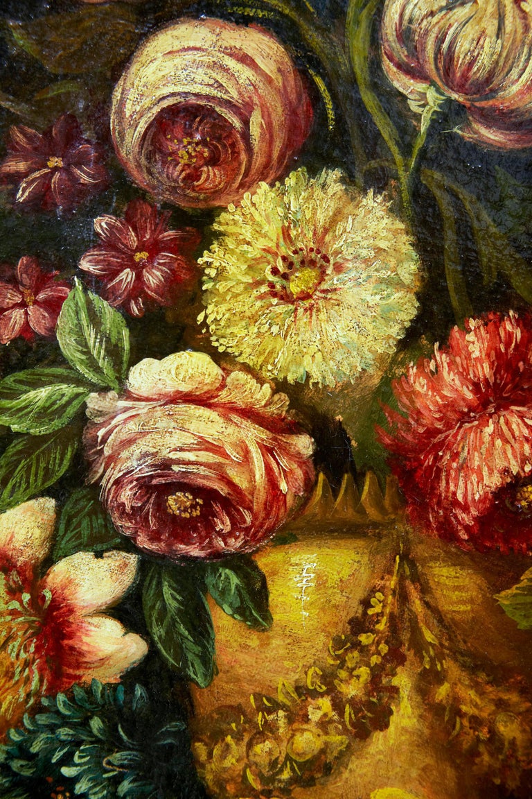 Pair of 18th Century Oil Paintings by Gasparo Lopez Still Life at 1stDibs