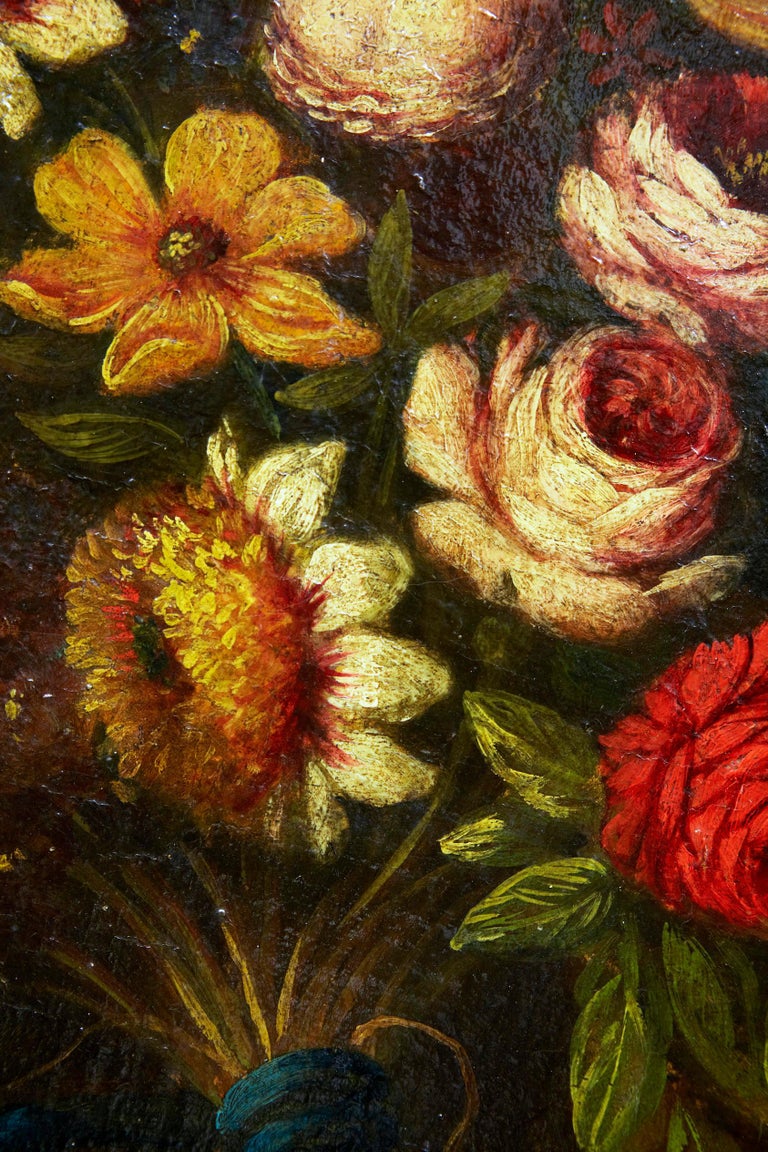 Pair of 18th Century Oil Paintings by Gasparo Lopez Still Life at 1stDibs