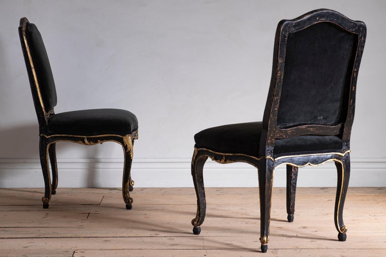 Pair of 18th Century Rococo Chairs at 1stDibs