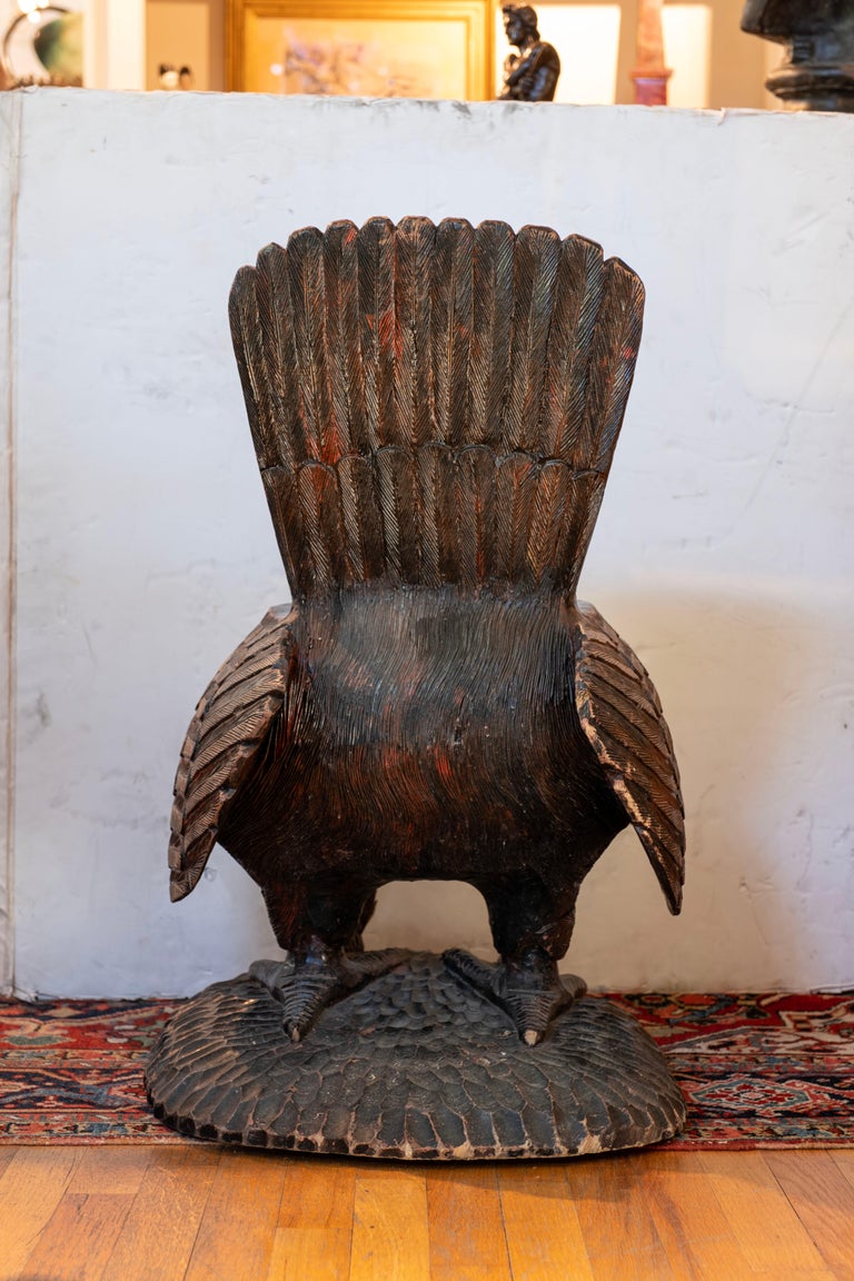 Pair of 18th Century Venetian Carved Eagle Chairs or Benches For Sale ...