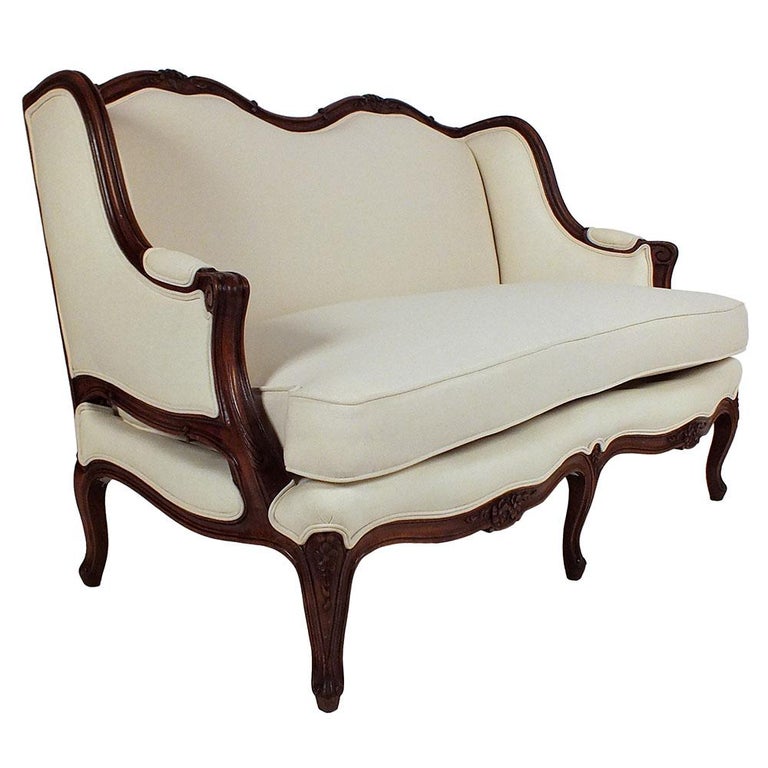 Pair of 1900s French Louis XVI Style Sofas at 1stDibs