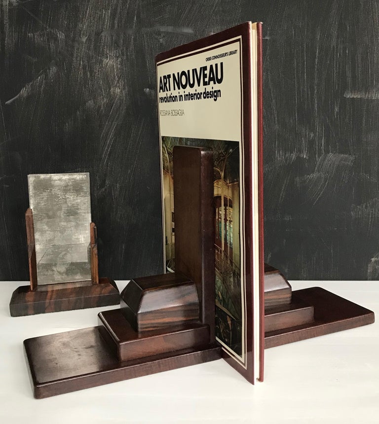 Pair of 1920s Amsterdam School Solid Hardwood Large Bookends For Sale ...