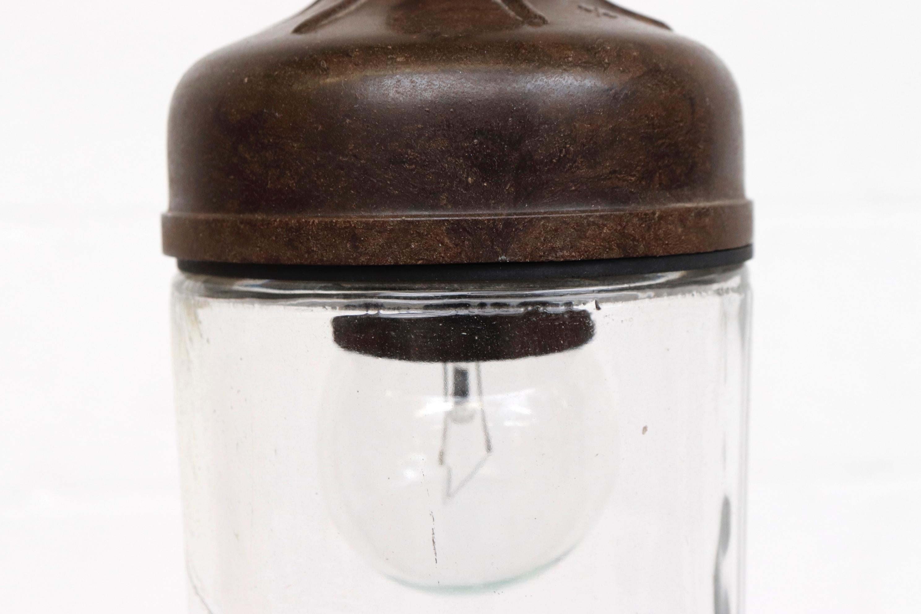 Pair of 1930s-1940s Bakelite Factory Lights For Sale at 1stDibs