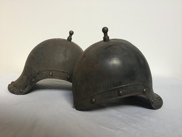 Pair of 1930s Reproduction Ancient Roman Soldiers Helmets For Sale at ...