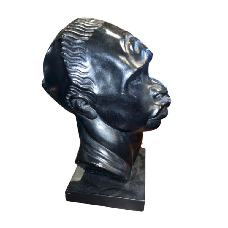 Pair of 1950's African Busts For Sale at 1stDibs