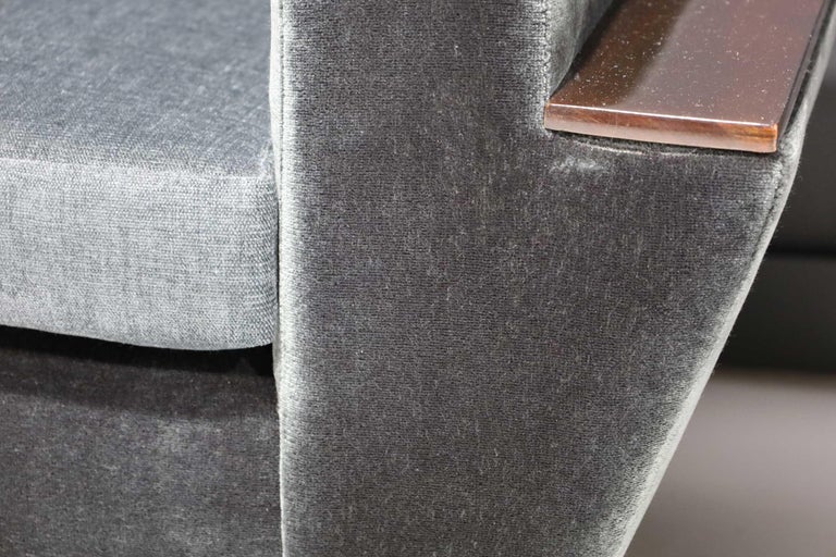 Pair of 1950s Italian Lounge Chairs in New Upholstery by Rubelli and ...