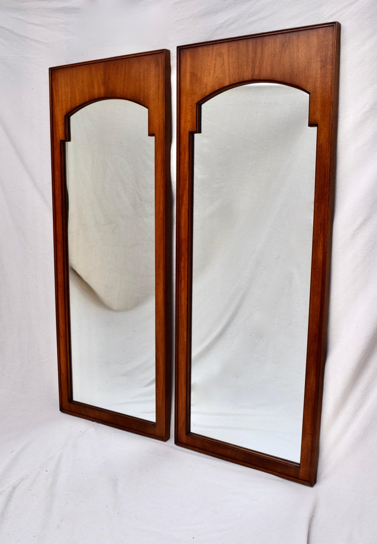 1950s John Stuart Arts and Crafts Style Walnut Mirrors at 1stDibs ...