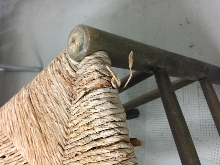 Pair of 1950s Straw Stools in the Manner of Charlotte Perriand For Sale ...