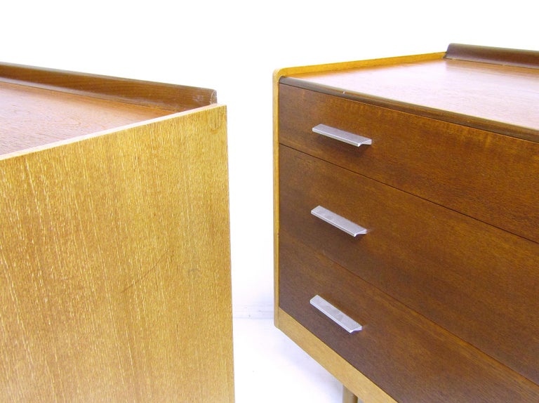 Pair of 1960s Chests in Teak and Oak by John and Sylvia Reid for Stag ...