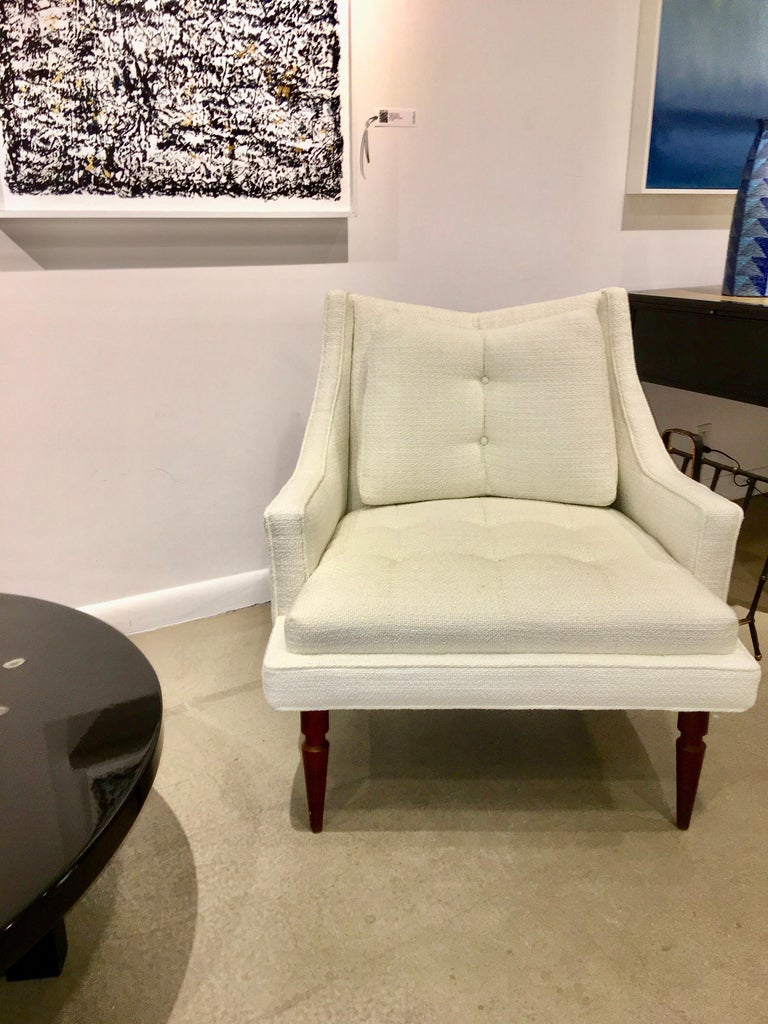 Pair of 1960s Chevron Lounge Chairs For Sale at 1stdibs