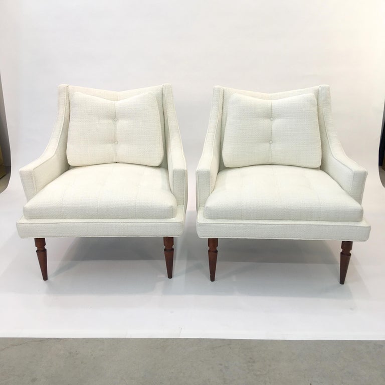 Pair of 1960s Chevron Lounge Chairs at 1stDibs | 1960s lounge chairs ...