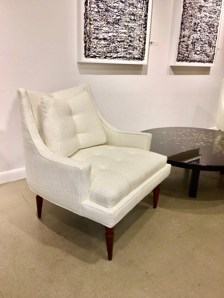 Pair of 1960s Chevron Lounge Chairs For Sale at 1stdibs