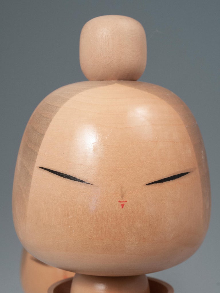 Pair of 1960s Modern Creative Kokeshi Dolls by Sadao Kishi, Japan For ...