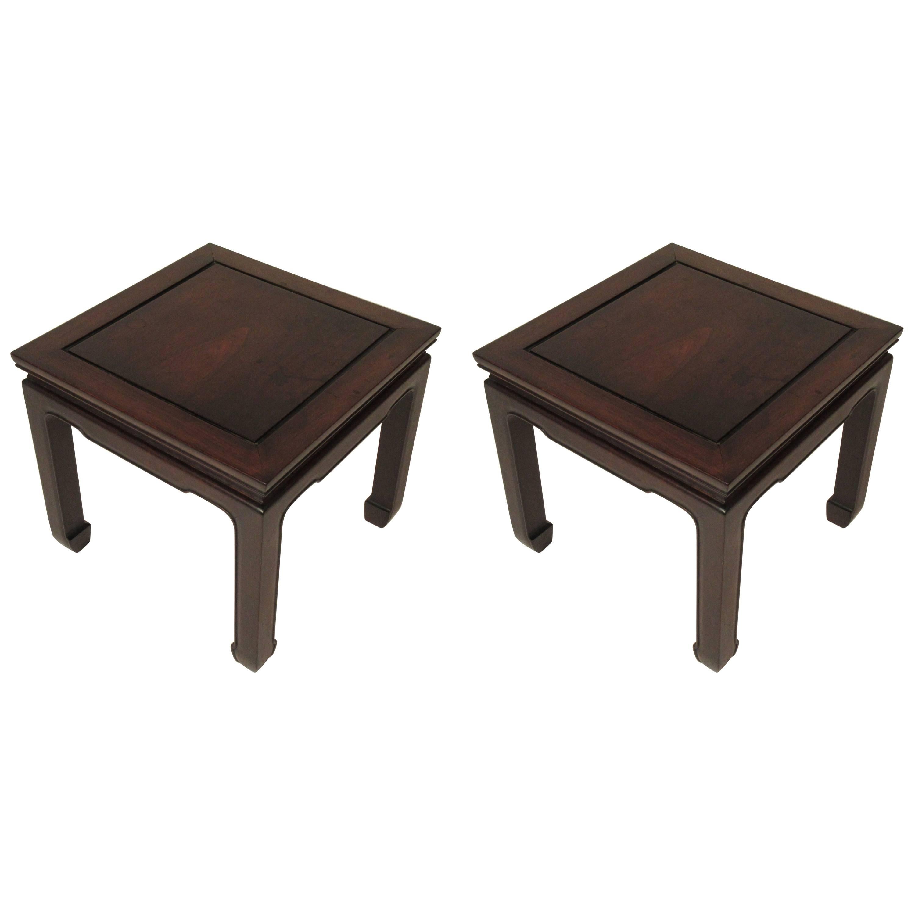 Pair of 1960s Rosewood End Tables at 1stDibs