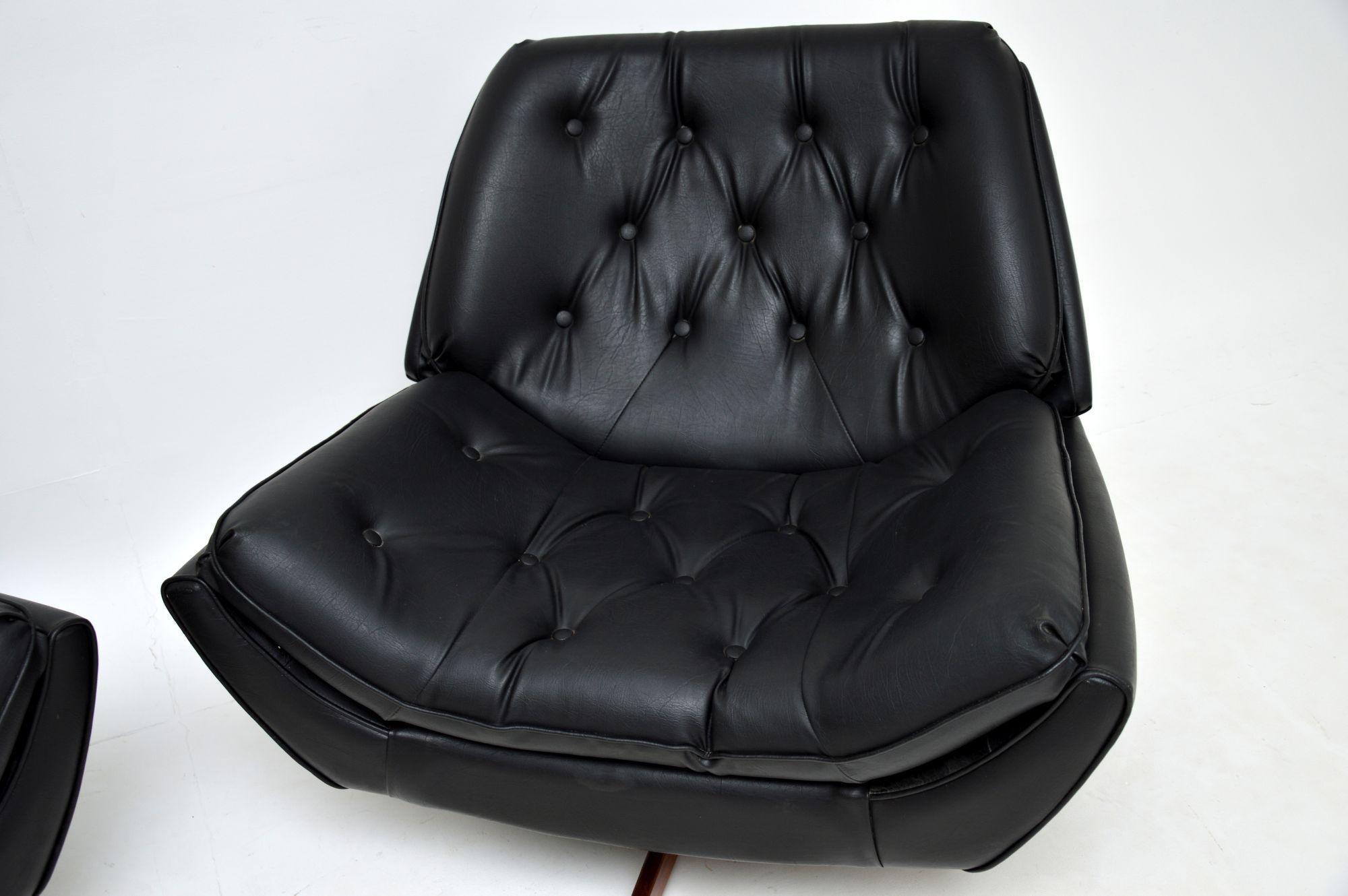 Pair of 1960's Vintage Swivel Rocking Armchairs at 1stDibs | 60s swivel ...