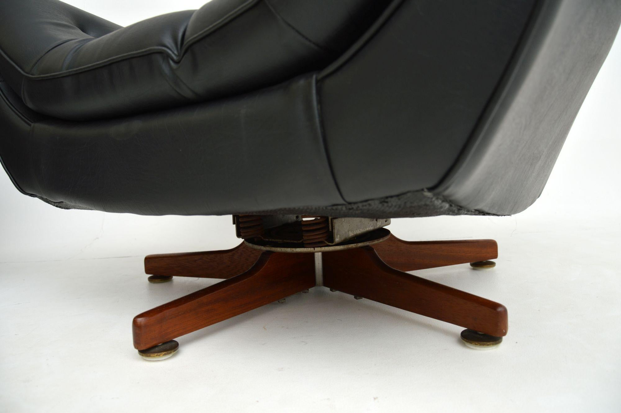 Pair of 1960's Vintage Swivel Rocking Armchairs at 1stDibs | 60s swivel ...