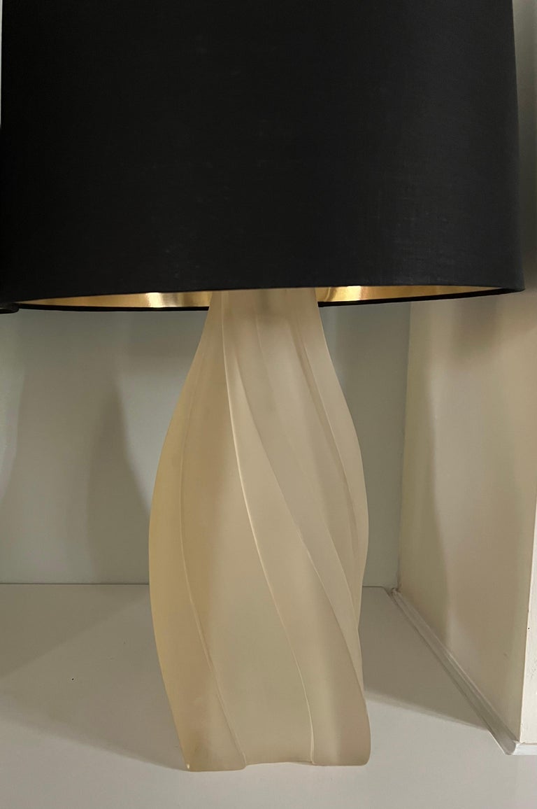 Pair of 1970 Gucci Lamps with Silk Shades Signed by Paolo Gucci For ...