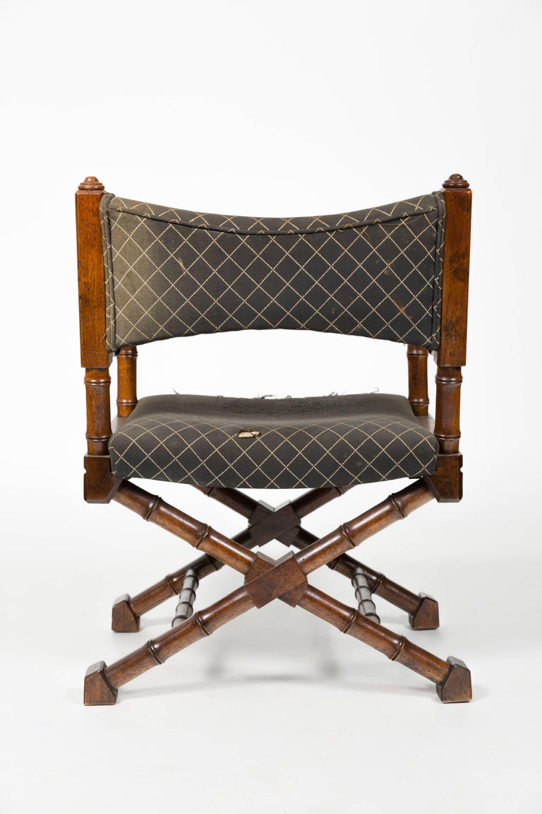 Pair of 1970s Campaign Chairs at 1stDibs