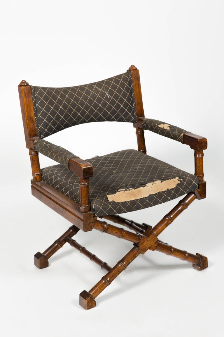 Pair of 1970s Campaign Chairs at 1stDibs