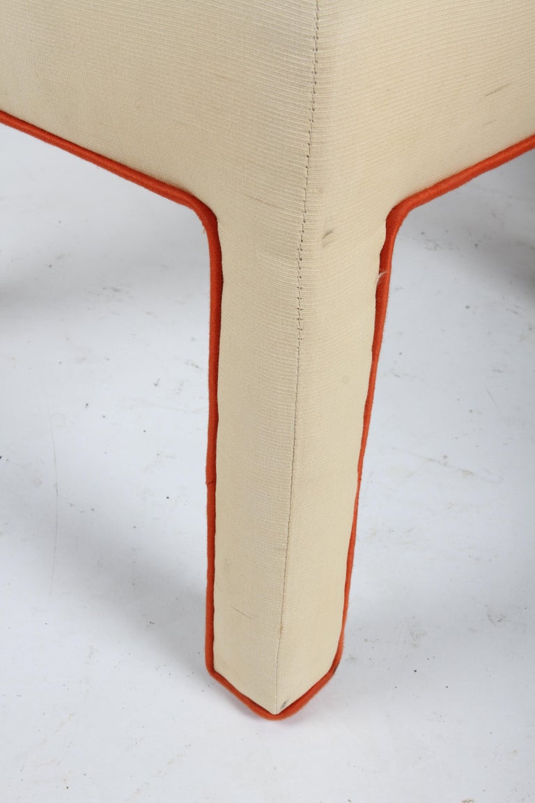 Pair of 1980s Billy Baldwin Style Pillow Top Tufted Fully Upholstered ...