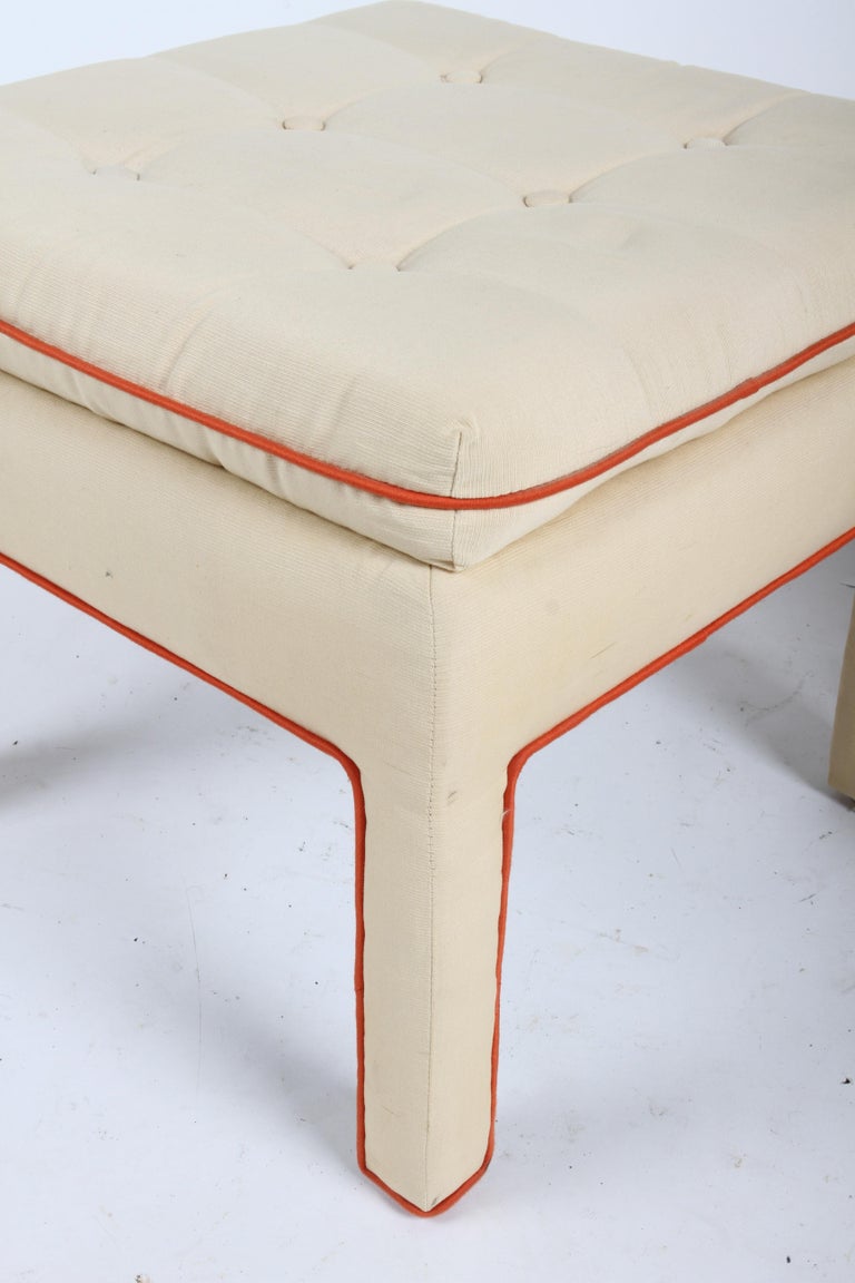 Pair of 1980s Billy Baldwin Style Pillow Top Tufted Fully Upholstered ...