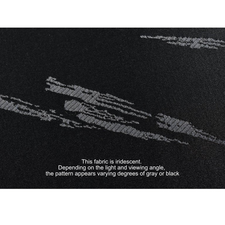 Pair of 1980s Neo-Deco Kagan Style Black Satin Scallop Fan Back Slipper ...