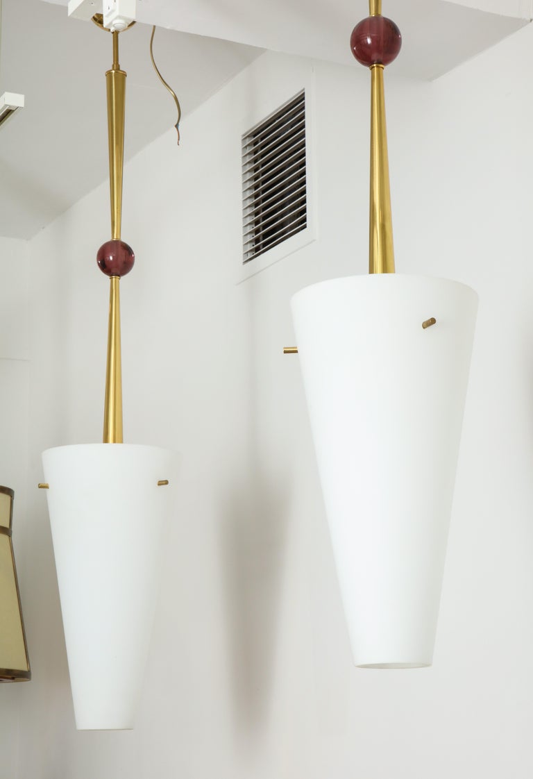 Pair of 1980s Pendant Light For Sale at 1stdibs